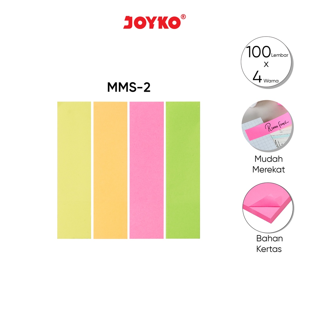 Joyko MMS-2 Sticky Note Memo Paper Memo Stick | Shopee Thailand