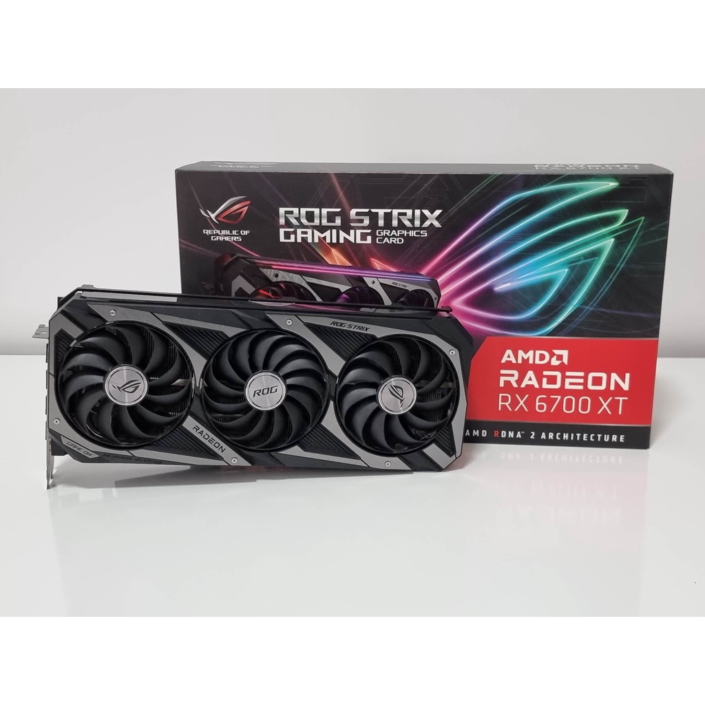 Asus ROG Strix Gaming 6700XT 12GB OC Edition มีกล่อง สภาพสวย ประกัน 01/ ...