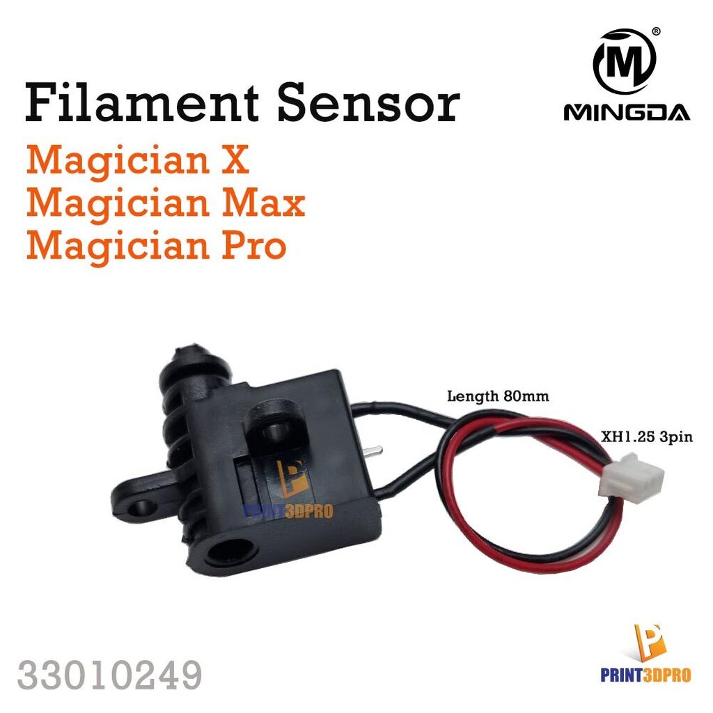 Mingda Part Filament Sensor Connector XH1.25mm 3pin L80mm For Magician ...