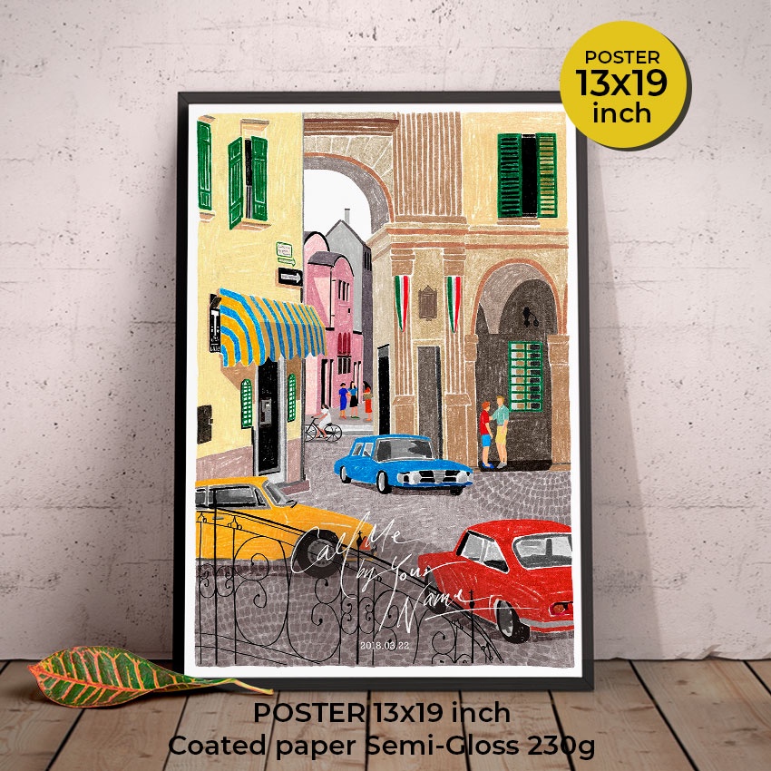 Call Me by Your Name Poster - Timothée Chalamet โปสเตอร์ภาพขนาด 33X48 ...