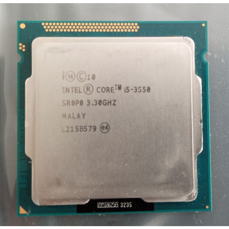 Intel Core i5-3550 3.3GHz 4Cores 4Threads Socket 1155 Gen3 | Shopee ...