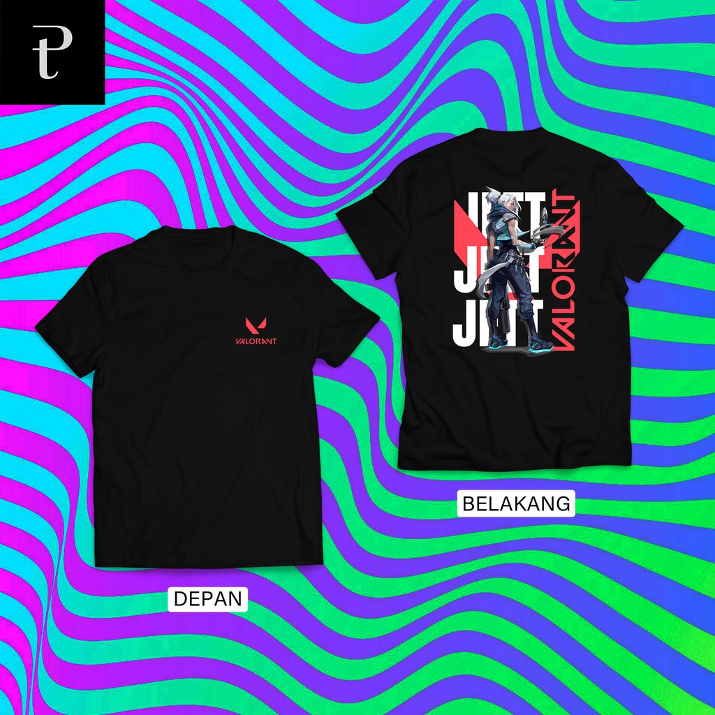 Valorant Jett Game T-Shirt_01 | Shopee Thailand