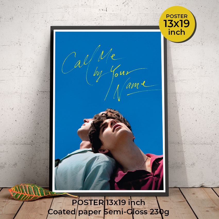 Call Me by Your Name Poster - Timothée Chalamet โปสเตอร์ภาพขนาด 33X48 ...