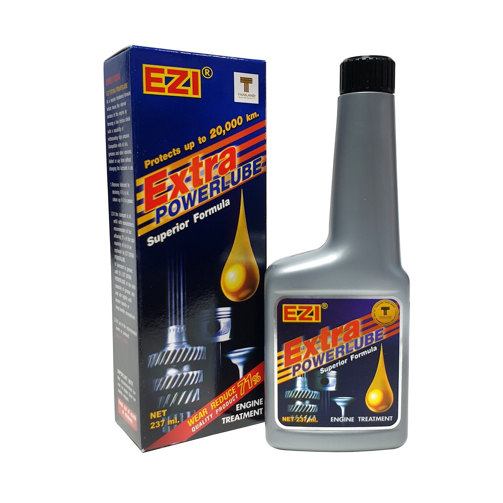 EZI Extra Power Lube® 237ml สารเสริมประสิทธิภาพน้ำมันหล่อลื่นลดการสึกหรอเครื่ auto-oils-fluids ...