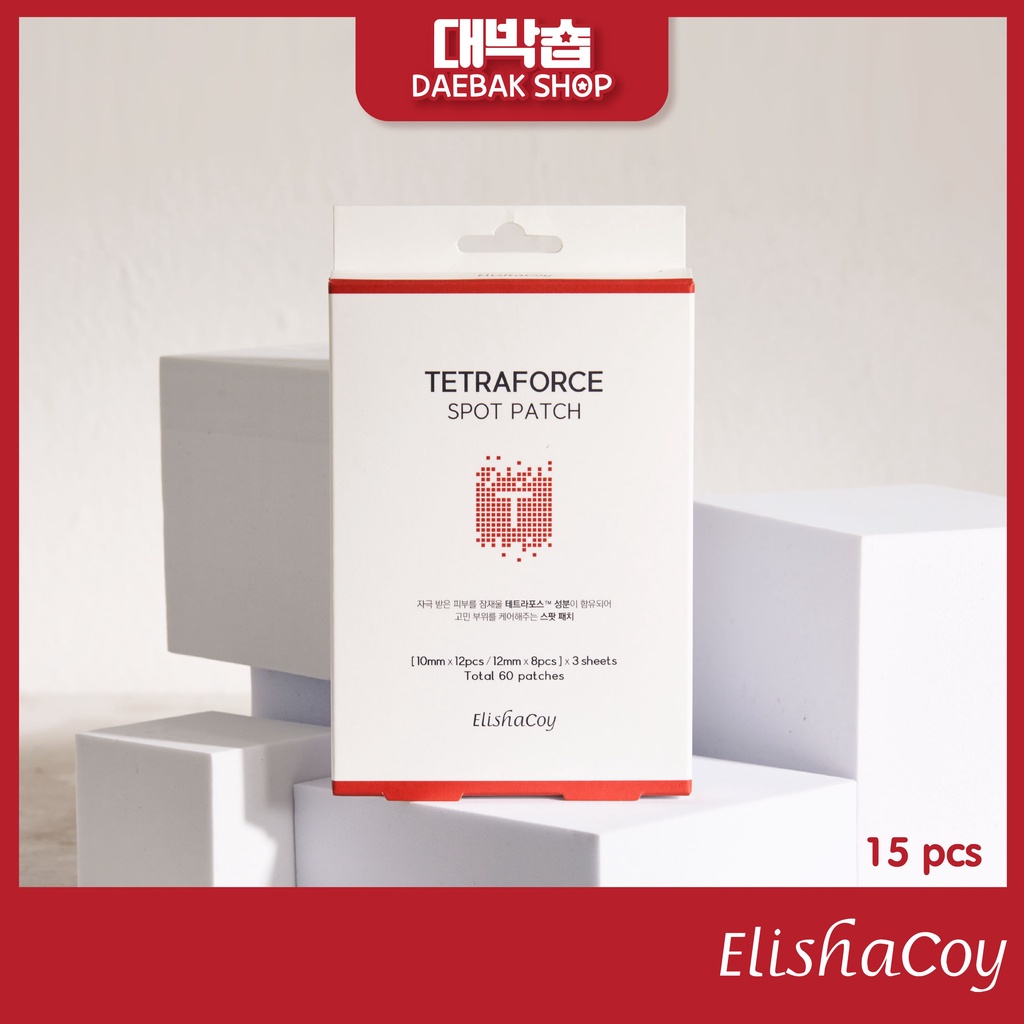 Elishacoy Tetraforce Spot Patch 3แพ็ค 60 ชิ้น | Shopee Thailand