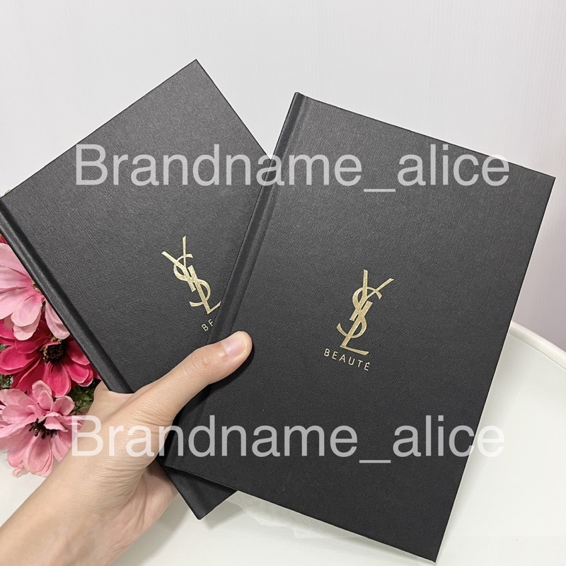 แท้💯 สมุดโน๊ต Ysl notebook สีดำ กระดาษขาว | Shopee Thailand