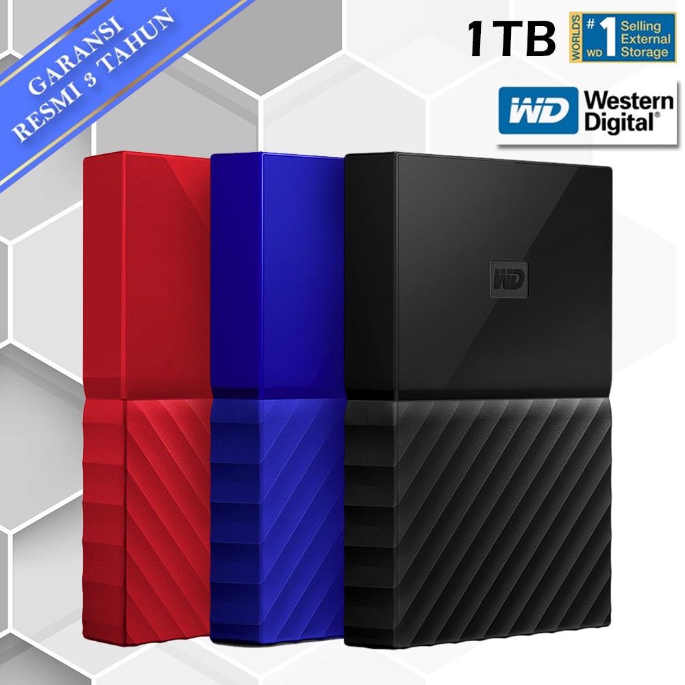 Wd ฮาร์ดดิสก์ภายนอก HDD USB3.0 1TB แบบพกพา สําหรับ PC | Shopee Thailand