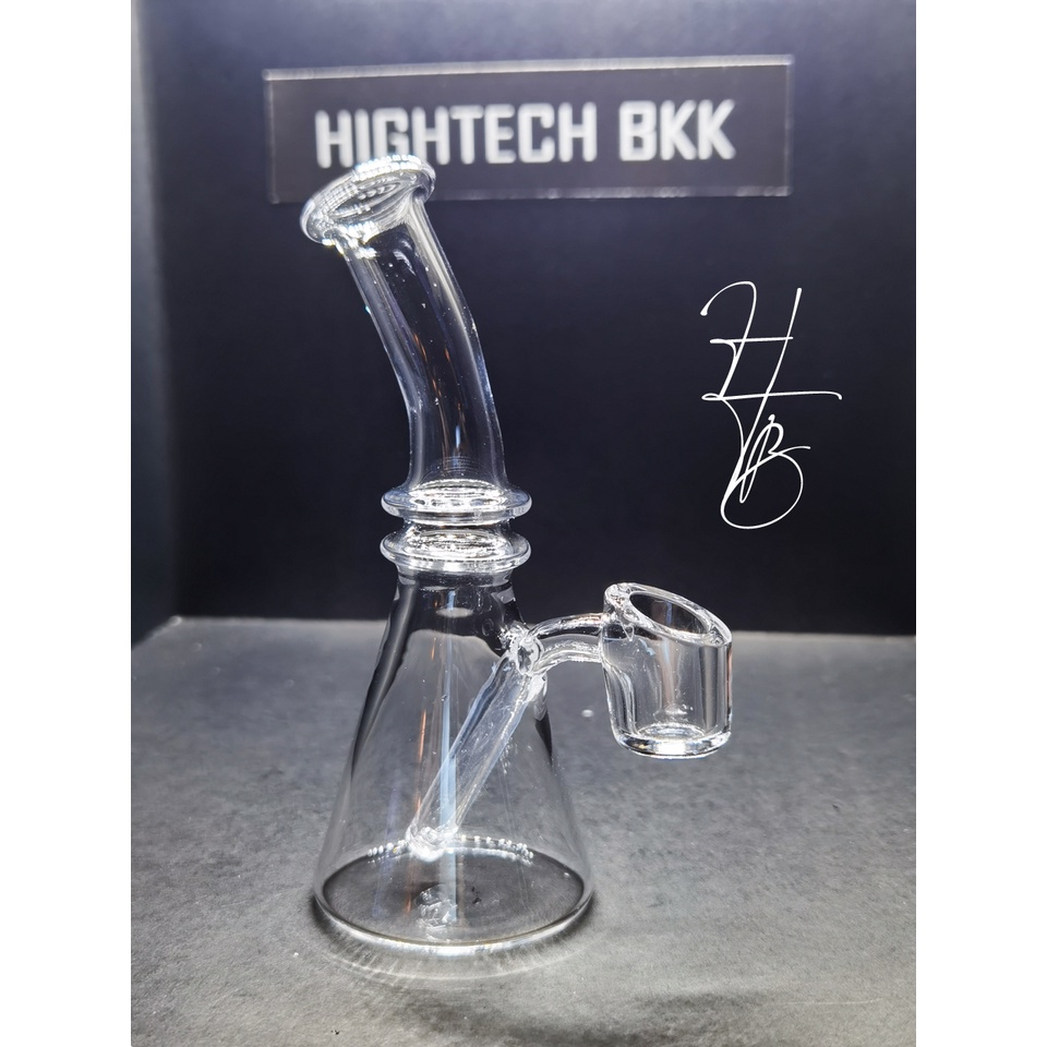 5" Dab Rig with Quartz Banger, Glass Bong แด๊บ ริค บ้องแก้ว for wax/dab ...