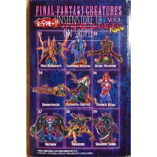 Final fantasy creatures vol.4 | Shopee Thailand