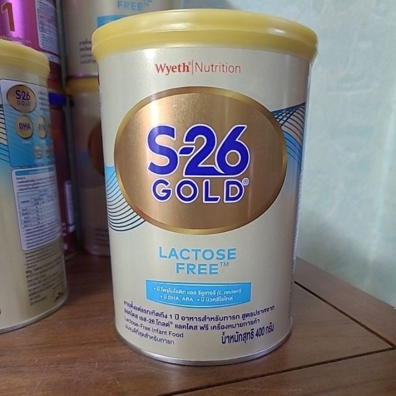 S26 Gold LF ขนาด(400g)นมผงปราศน้ำตาลแลคโตส สำหรับทารกและเด็กท้องอืด ...
