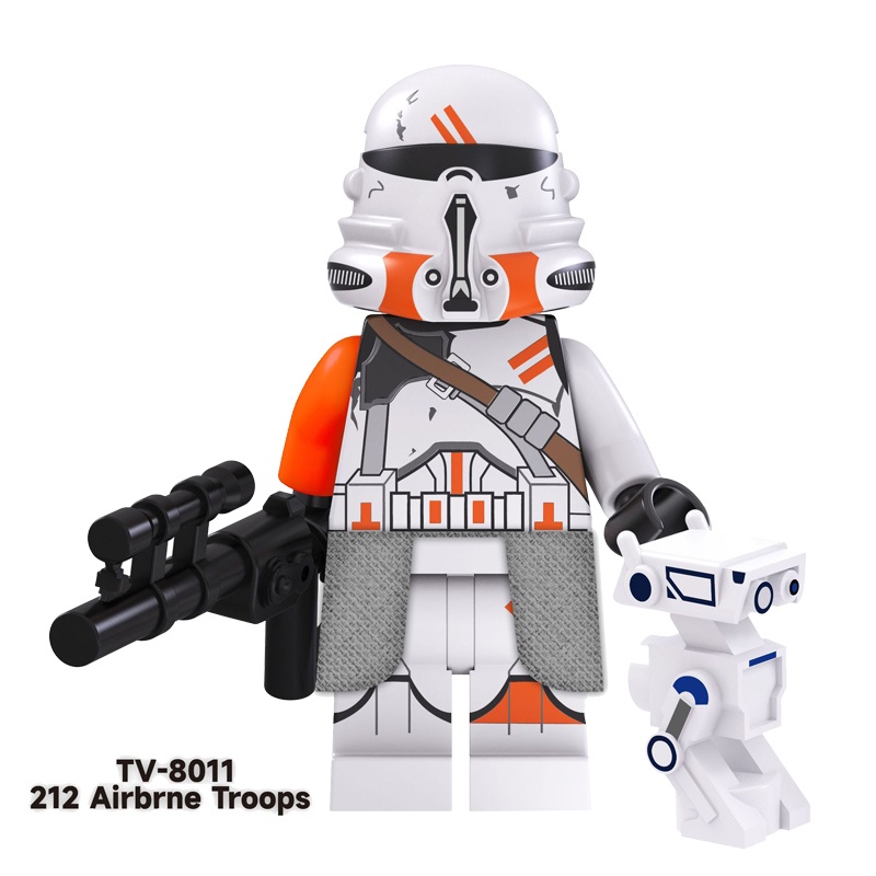 ใหม่ ฟิกเกอร์ตัวต่อ Space War Trooper Spark Clone Trooper Purge Mace ...