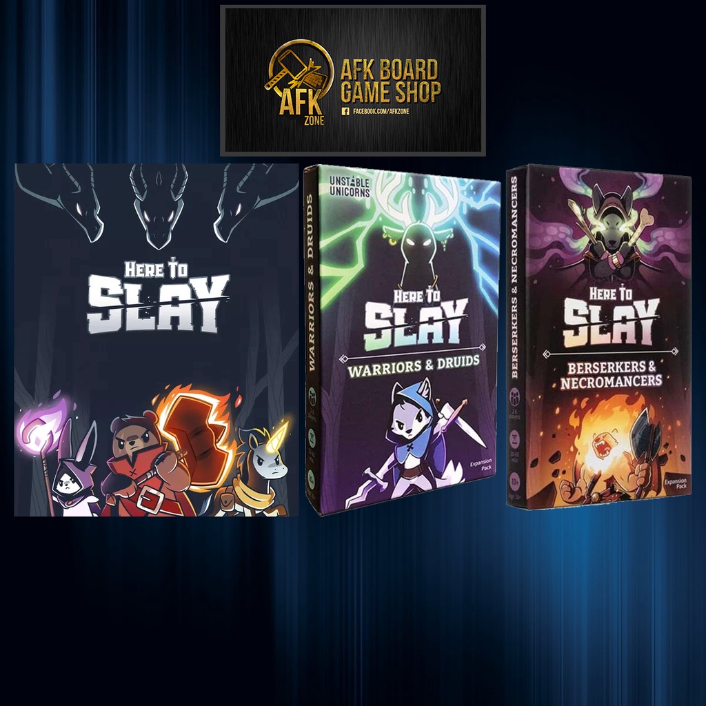 Here to Slay + Expansion Retail ENG Edition - Board Game - บอร์ดเกม ...