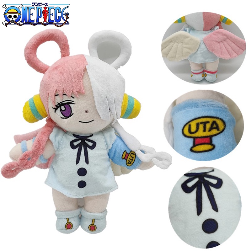 28cm One Piece Film Red Uta Plush Toy Stuffed Doll Figure Anime ...
