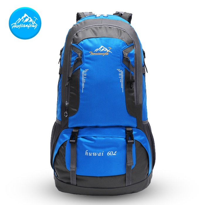 NL26 กระเป๋าเป้เดินทาง 60 ลิตร ใบใหญ่ เป้สะพายหลัง backpack เป้เดินป่า เนื้อผ้าไนลอนกันน้ำ ตัว ...
