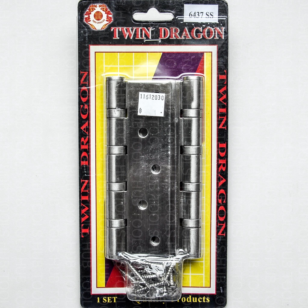 บานพับสแตนเลสแท้ TWIN DRAGON 5x3.5" รุ่น 6437 SS (ชุด2ตัว) | Shopee ...