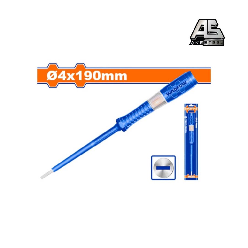 (รวมไขควงวัดไฟ) ไขควงลองไฟ 4x190 mm. WADFOW WTP2904 / ไขควงลองไฟ 3x140 ...