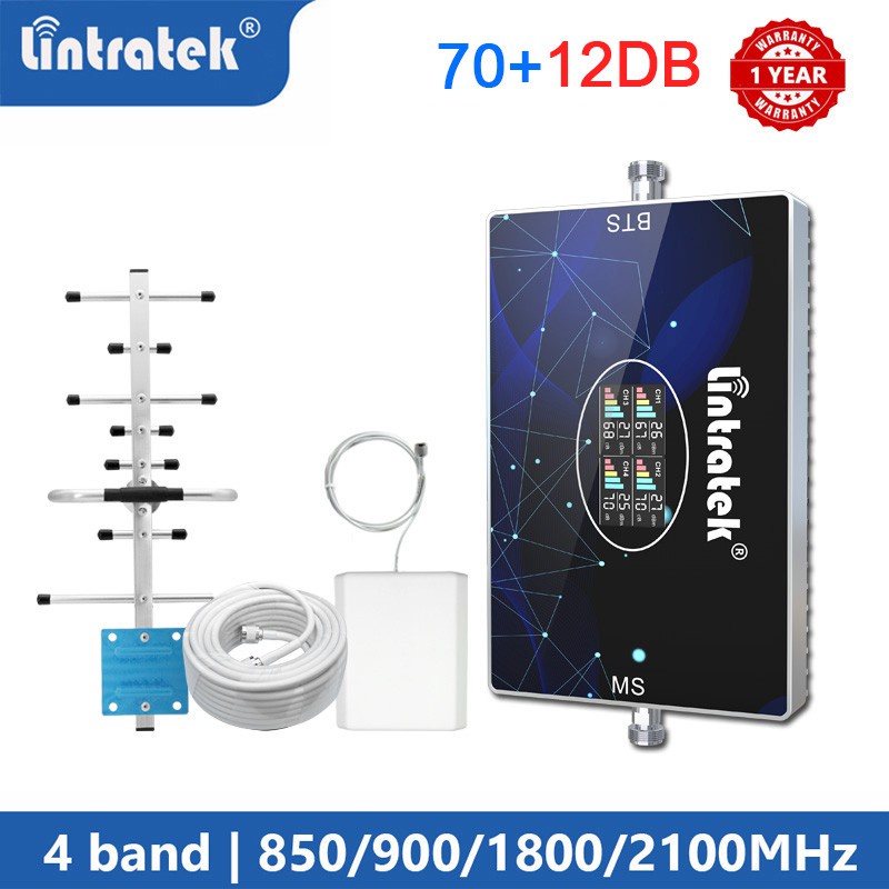 สายเคเบิล 13 เมตร 2G 3G 4G Four Band Booster CDMA 850MHz GSM 900MHz LTE DCS 1800Mhz WCDMA UMTS ...