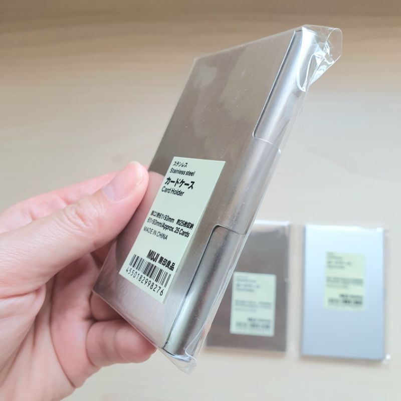 Muji card holder กล่องใส่นามบัตร มูจิ | Shopee Thailand