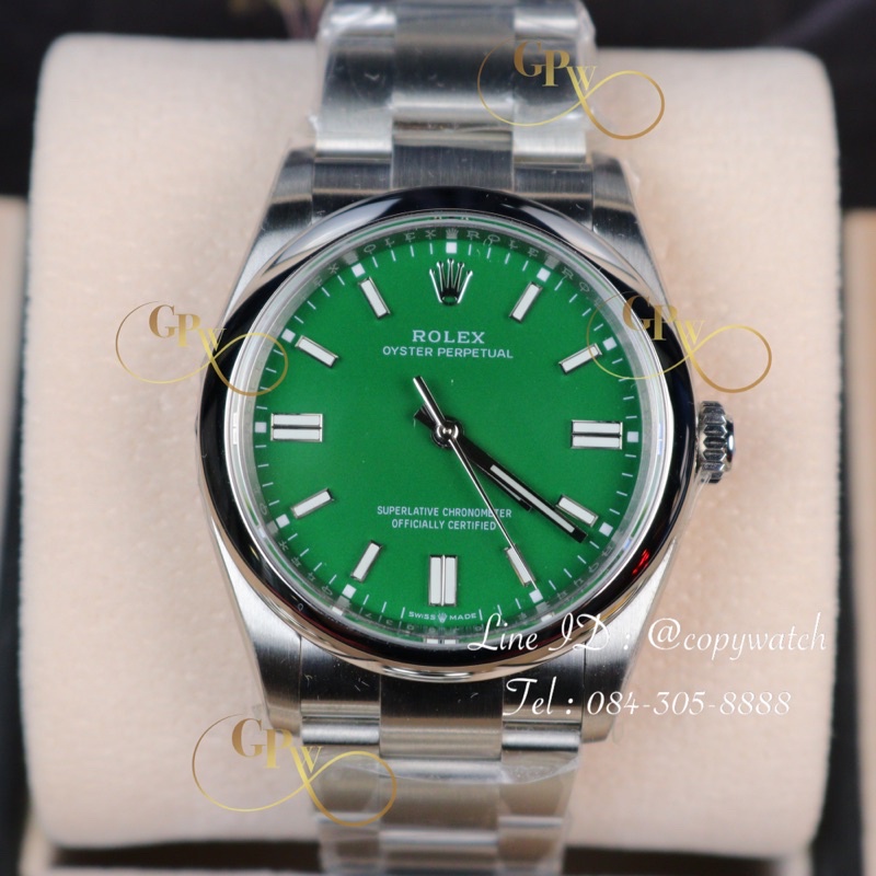 Rolex OP 36&41 mm. Green color Automatic swiss movement | Shopee Thailand