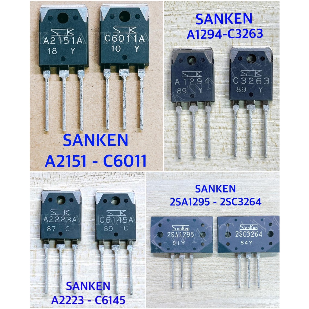 Transitor ทรานซิเตอร์ ยี่ห้อ SANKEN ของแท้ จำนวน1คู่ | Shopee Thailand