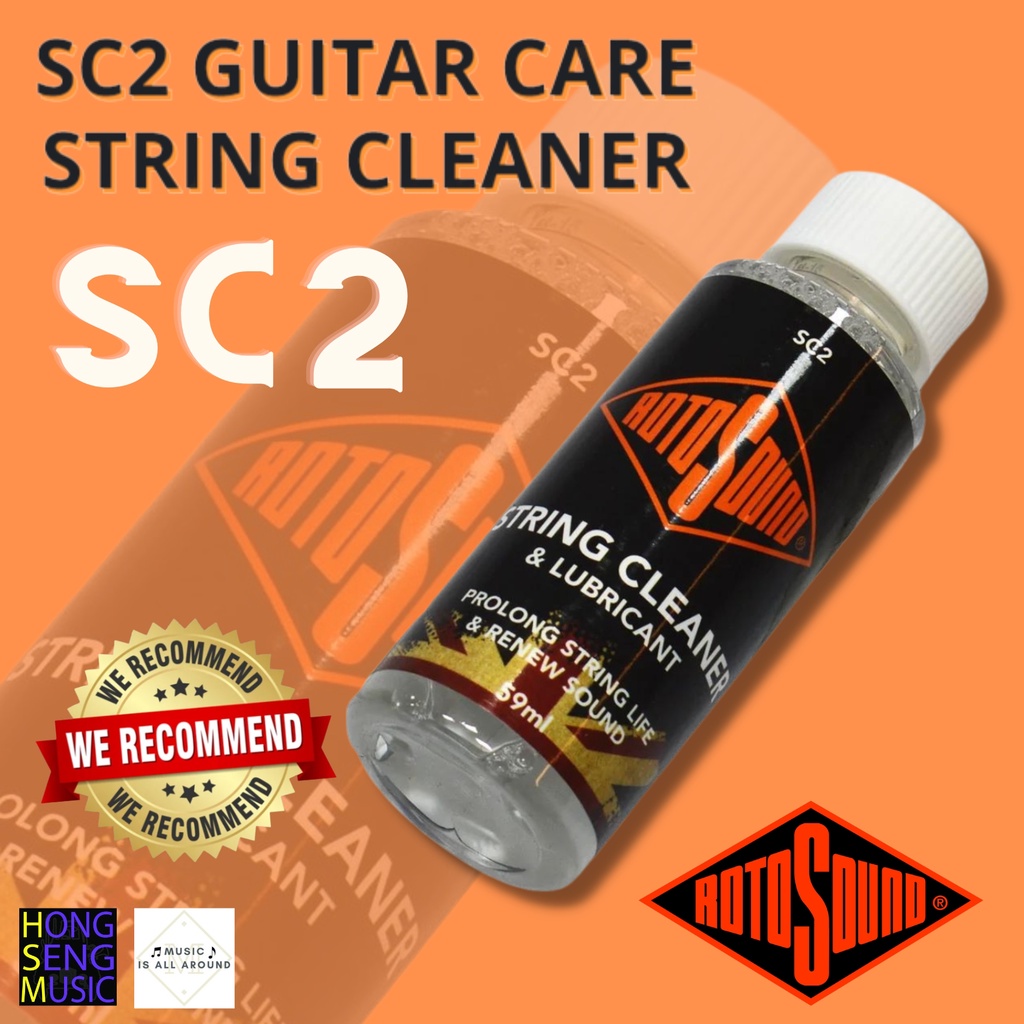 Rotosound น้ำยาเช็ดสายกีตาร์ String Cleaner รุ่น SC2 (Made in England) | Shopee Thailand