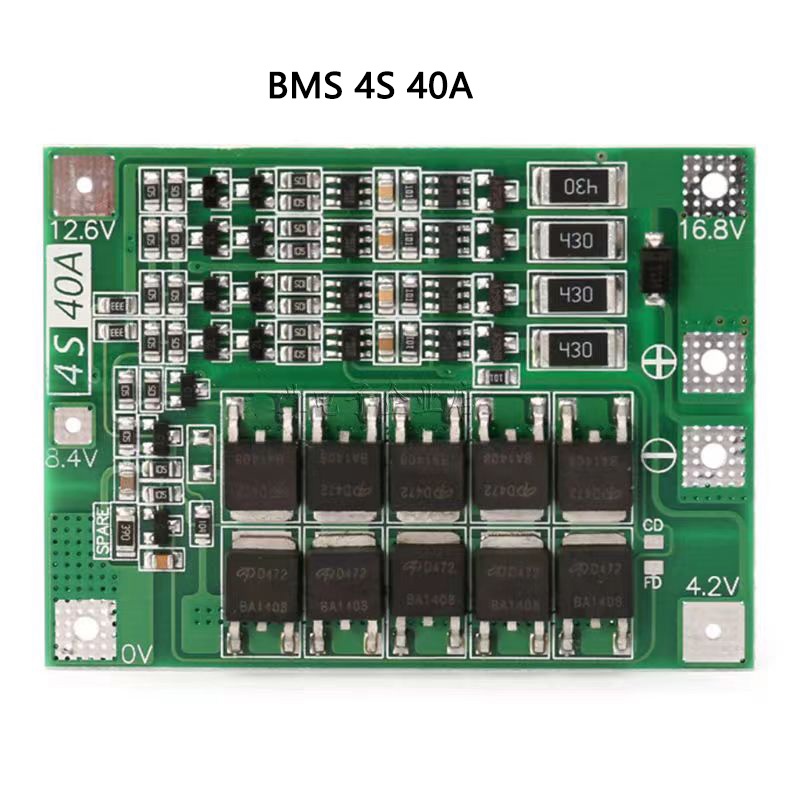วงจรป้องกันแบตเตอรี่ BMS 3S BMS 4S BMS 5S BMS 6S Li-ion 18650 lithium ...