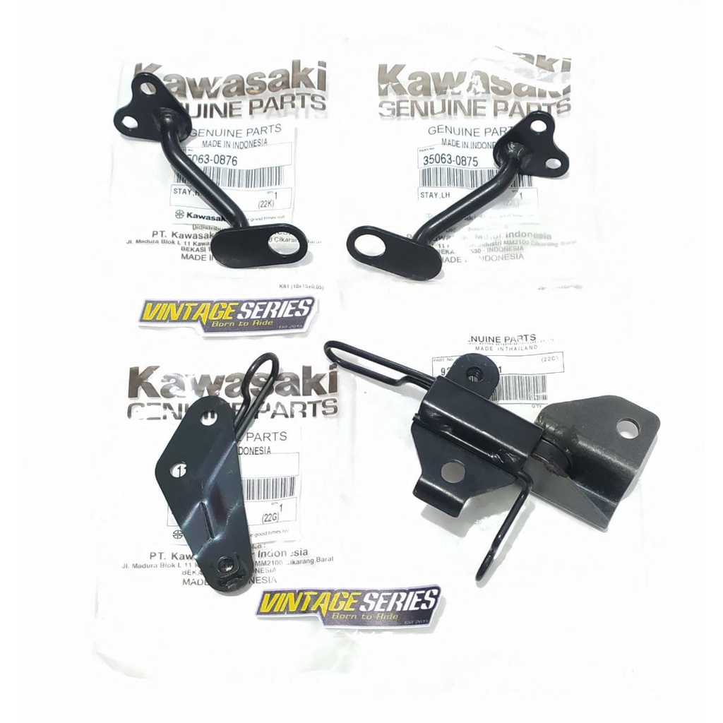 NINJA RR ใหม่ 150 ต้นฉบับ KAWASAKI FAIRING ที่นั่ง BREKET TOP RIGHT ...