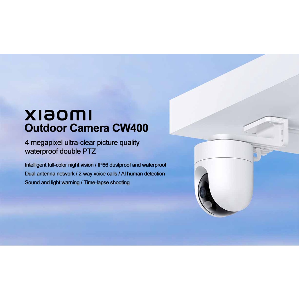 Xiaomi Outdoor Camera CW400 360° 160° 2.5K HD IP66 Waterproof Wifi ...