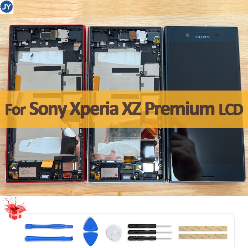 【พร้อมส่ง】ของแท้ อะไหล่หน้าจอสัมผัส LCD ดิจิทัล พร้อมกรอบ สําหรับ Sony Xperia XZ Premium xzp ...