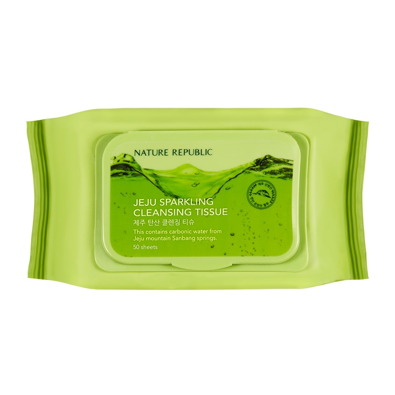 [Nature Republic] Jeju Sparkling Cleansing Tissue 50 Sheet/205g | Shopee Thailand