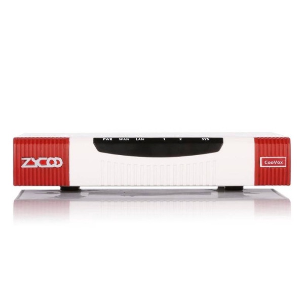 Zycoo CooVox-U20 V2 ตู้สาขา IP-PBX รองรับ 2 คู่สายนอก (2FXO) 2 Port Lan, 4GB SD-Card Max 20 ...