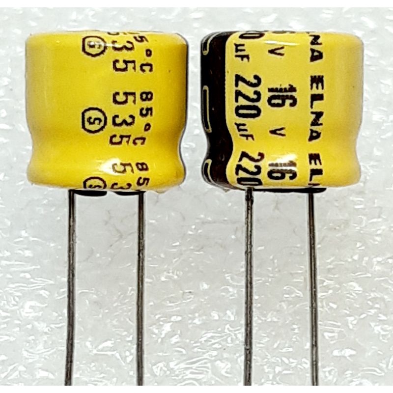 Elna RC2 220uf 16v capacitor ตัวเก็บประจุ คาปาซิเตอร์ | Shopee Thailand
