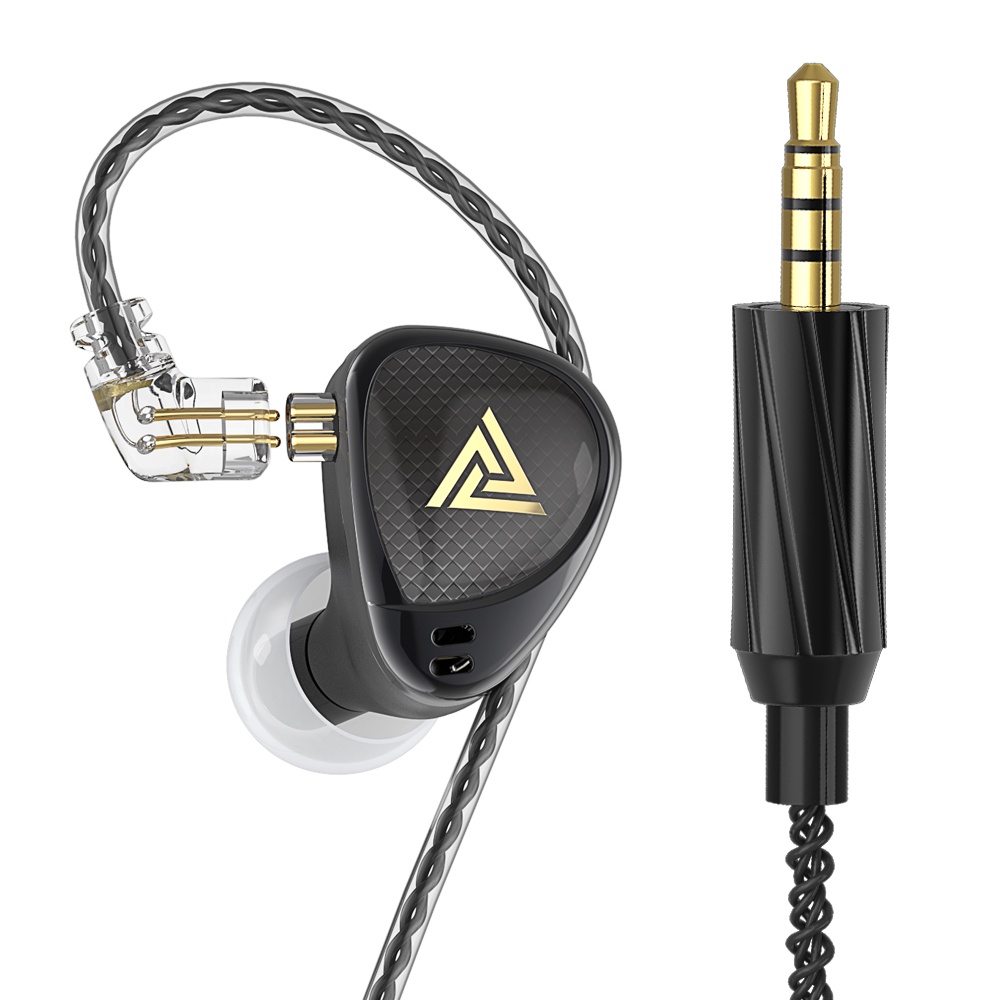 QKZ x HBB Khan 2 DD Driver HiFi Earphone In Ear Monitor IEM 3D Printed ...