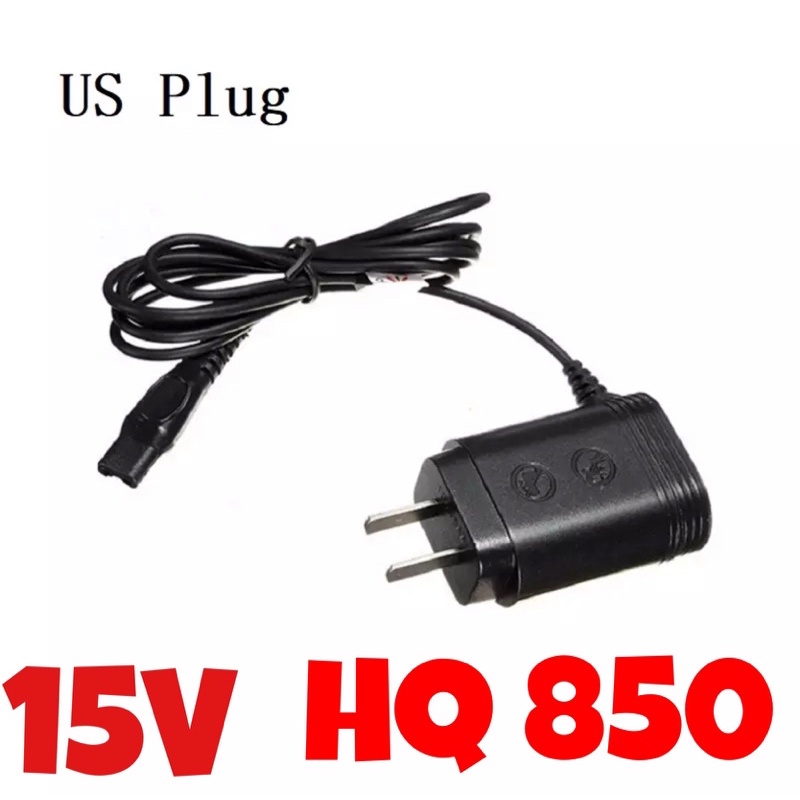 HQ850 8V 100MA US ปลั๊กอะแดปเตอร์ไฟ AC สำหรับ Philips HQ912 HQ902 HQ904 ...