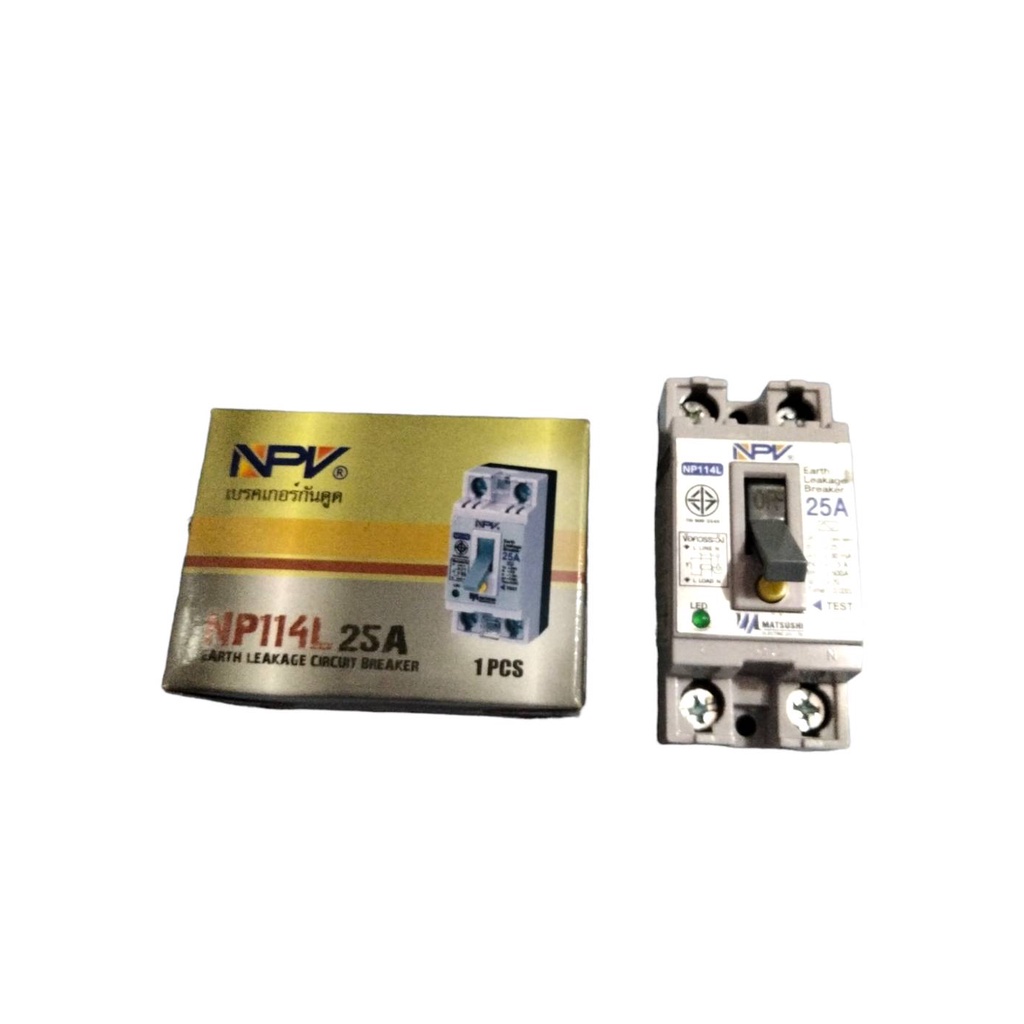 เบรกเกอร์ กันดูด NPV 25A | Shopee Thailand