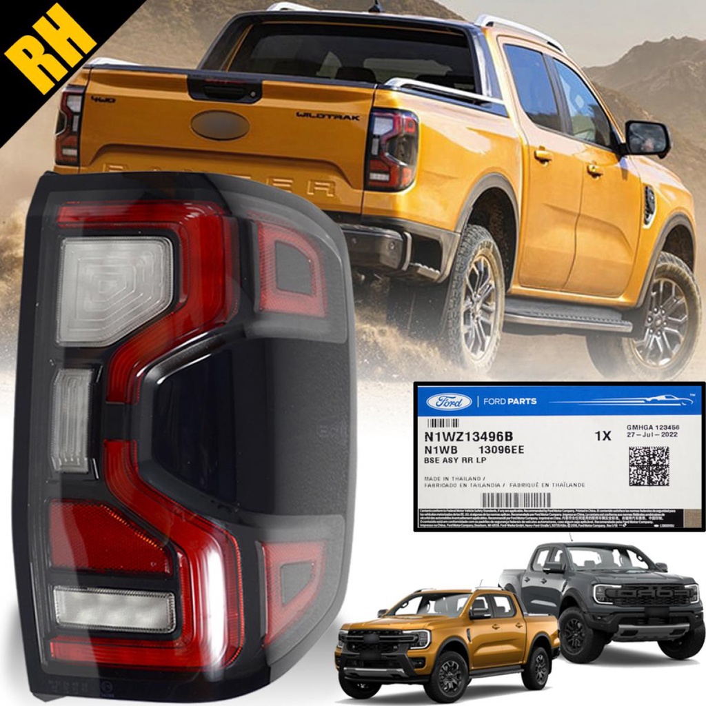 * ของแท้ * ไฟท้าย LED รุ่น ฟอร์ด เรนเจอร์ FORD RANGER RAPTOR WILDTRAK ...