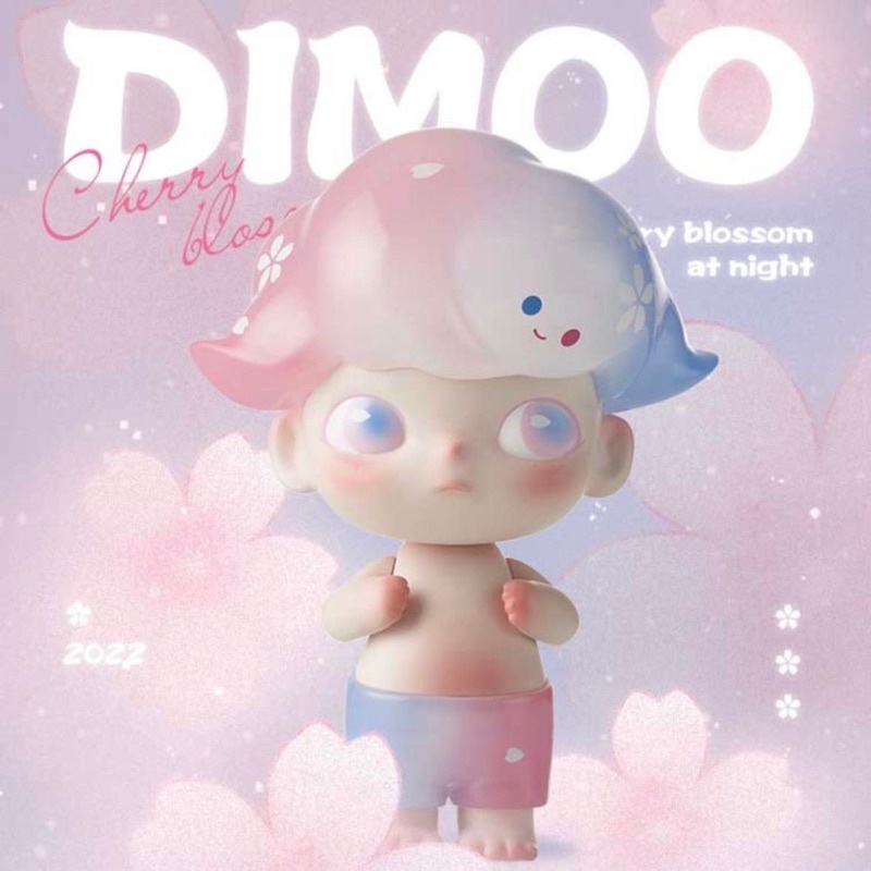 [พร้อมส่ง/มือสอง] DIMOO CHERRY BLOSSOM AT NIGHT (ของแท้) | Shopee Thailand