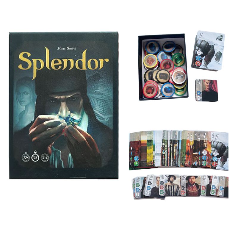 【Ready Stock】New Splendor Board Game Full English Mini Version For ...