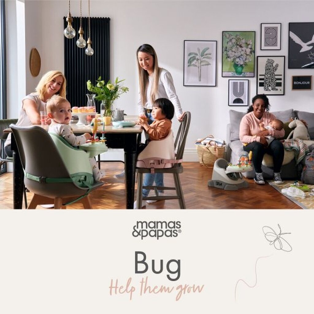 Mamas and Papas Bug 3-in-1 เก้าอี้หัดทาน/นั่ง/เล่น พร้อมของเล่น Mamas ...
