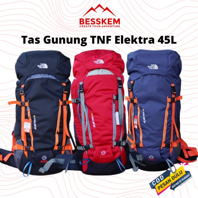 Tnf 45 ลิตร Men& 39;s Backpack Homecoming Bag Backpack Carrier Backpack ...