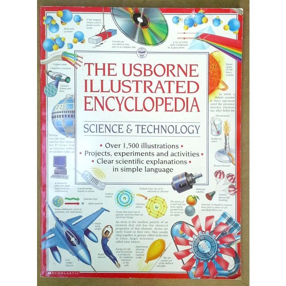 ks41-9 Usborne Illustrated Encyclopedia Science & Technology หนังสือมือ ...