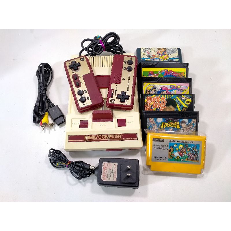Famicom แท้ Japan AV Super SFC ชุดไฟไทยพร้อมเล่น แถมตลับแบบสุ่ม5เกม ...