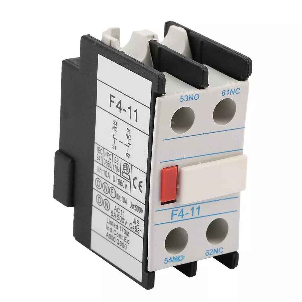 F4-11 Magnetic Contactor Auxiliary Contact คอนแทคเสริม สำหรับแมกเนติกรุ่น CJX2 | Shopee Thailand
