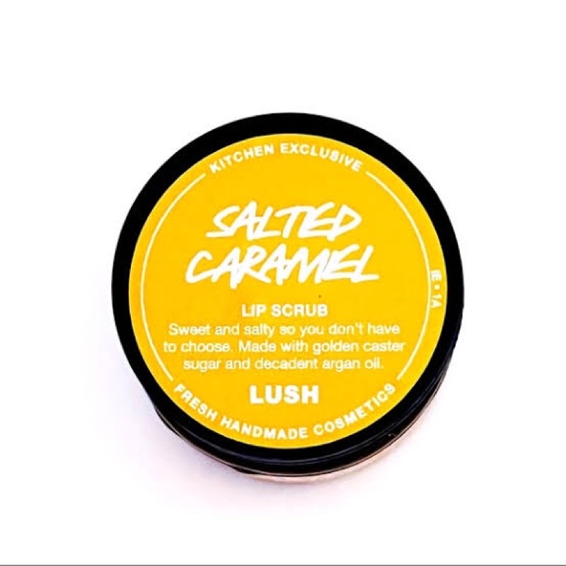 LUSH Salted Caramel Lip Scrub 20g | Shopee Thailand