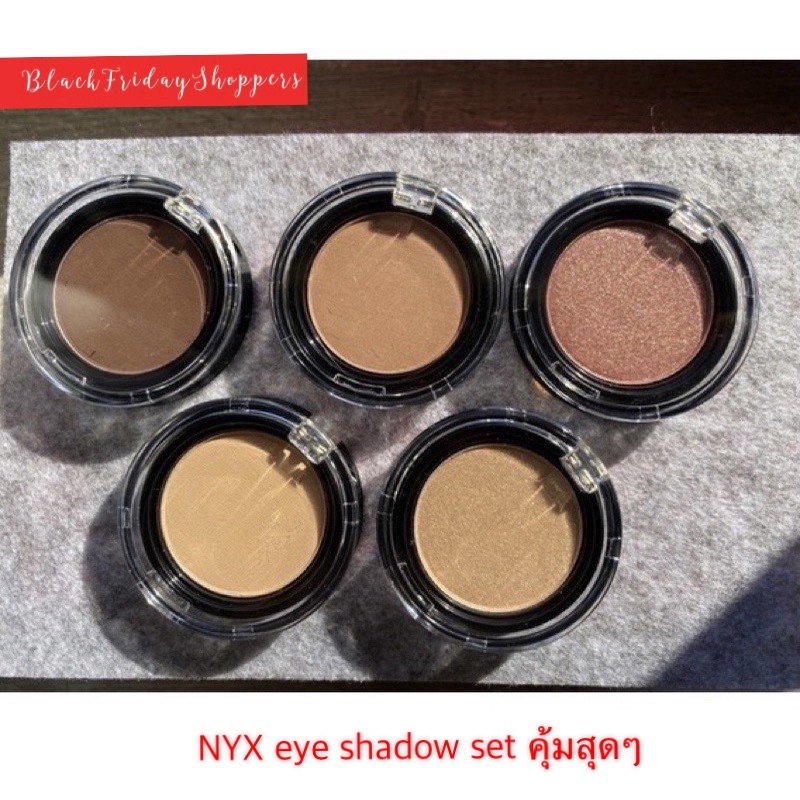 NYX eye shadows set (5 x 1.7g) *NEW | Shopee Thailand