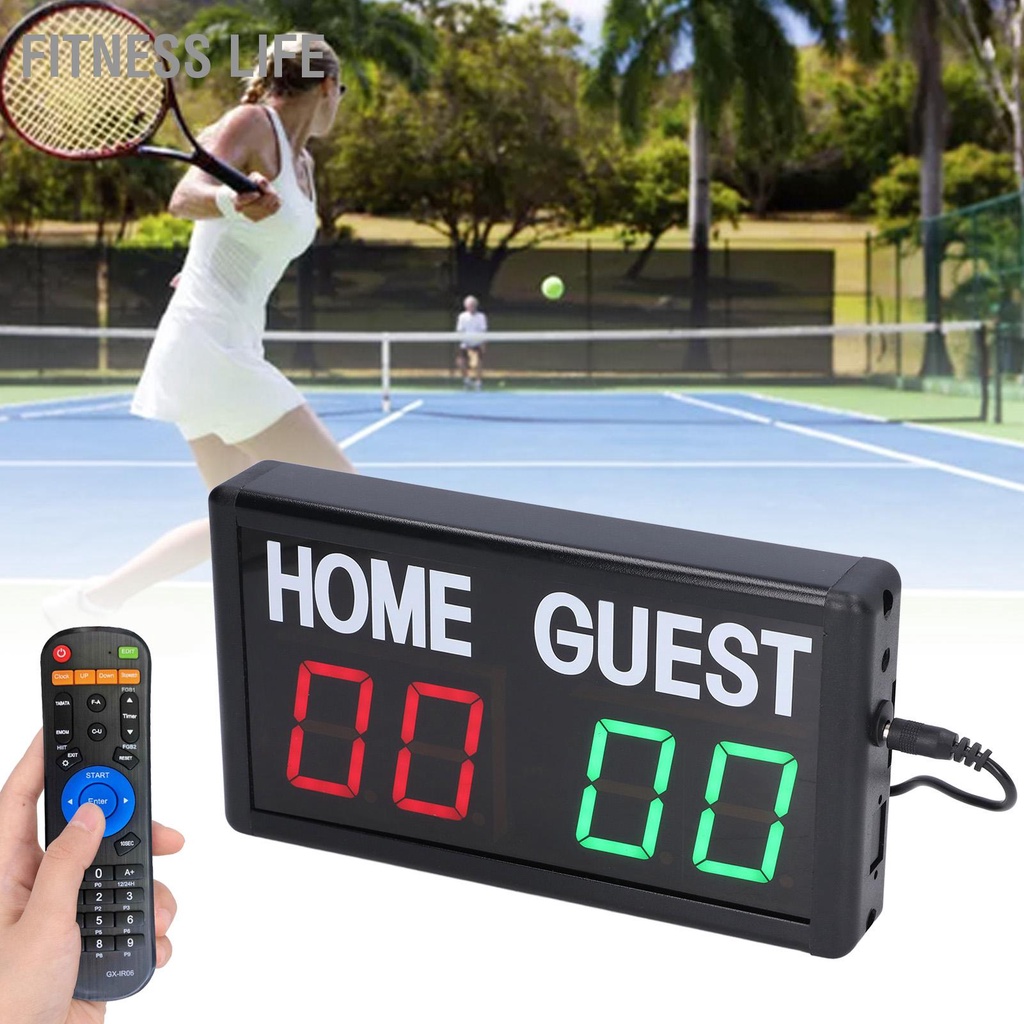 Fitness Life LED Electronic Score Board บาสเกตบอลฟุตบอลเกม Scoreboard ...