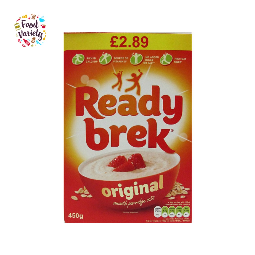 Ready Brek Original Smooth Porridge Oats 450G | Shopee Thailand