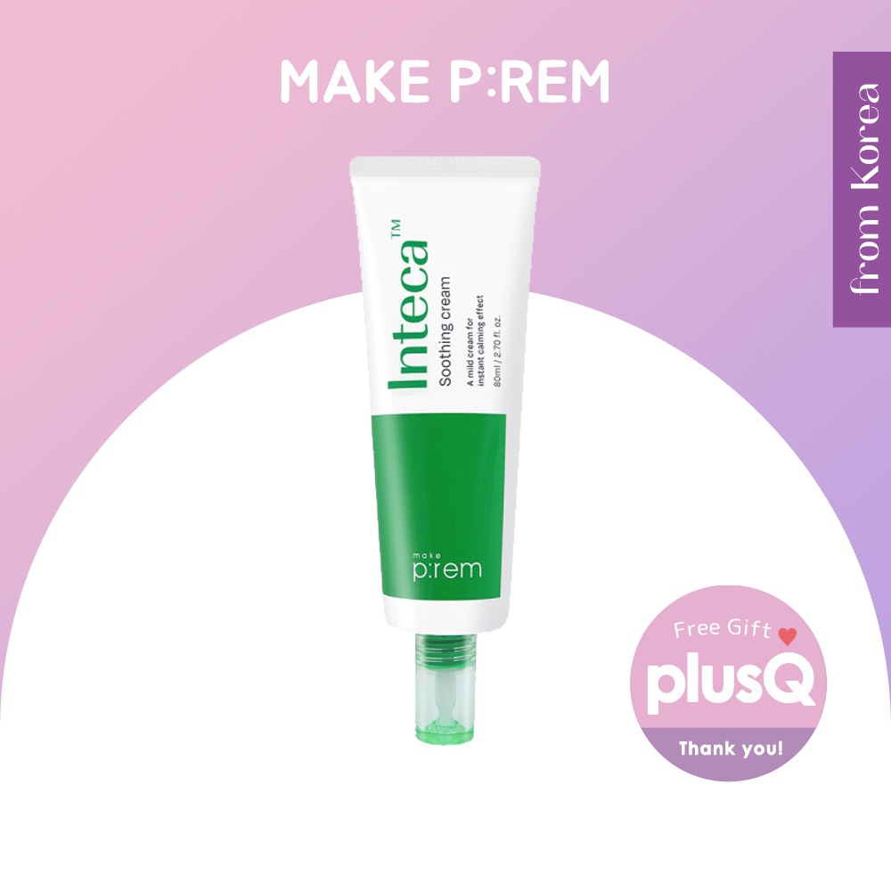 [MAKE P:REM] Inteca Soothing cream 80ml | Shopee Thailand