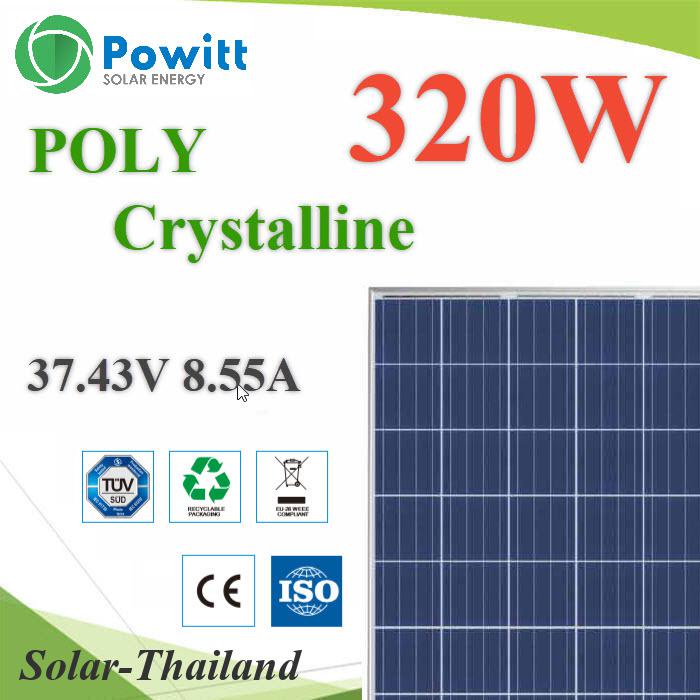 320W แผงโซลาร์เซลล์ Poly crystalline PV Solar Module POWITT รุ่น POLY ...