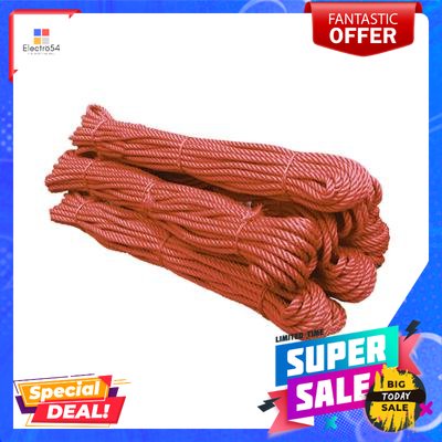 เชือกไนลอน ล้านเชือก ขนาด 6 มม. x 20 เมตร สีแดง Nylon rope, million ...